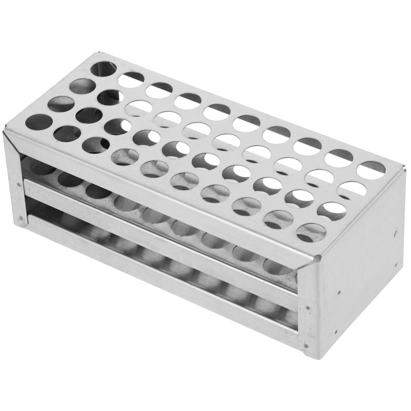 iplusmile Laboratory Test Tube Stand Test Tube Stand for Drying Test Tube Holder Rack Test Tube Rack for Lab Test Tube Rack Holder Laboratory Tube Holder Stainless Steel Drain Rack