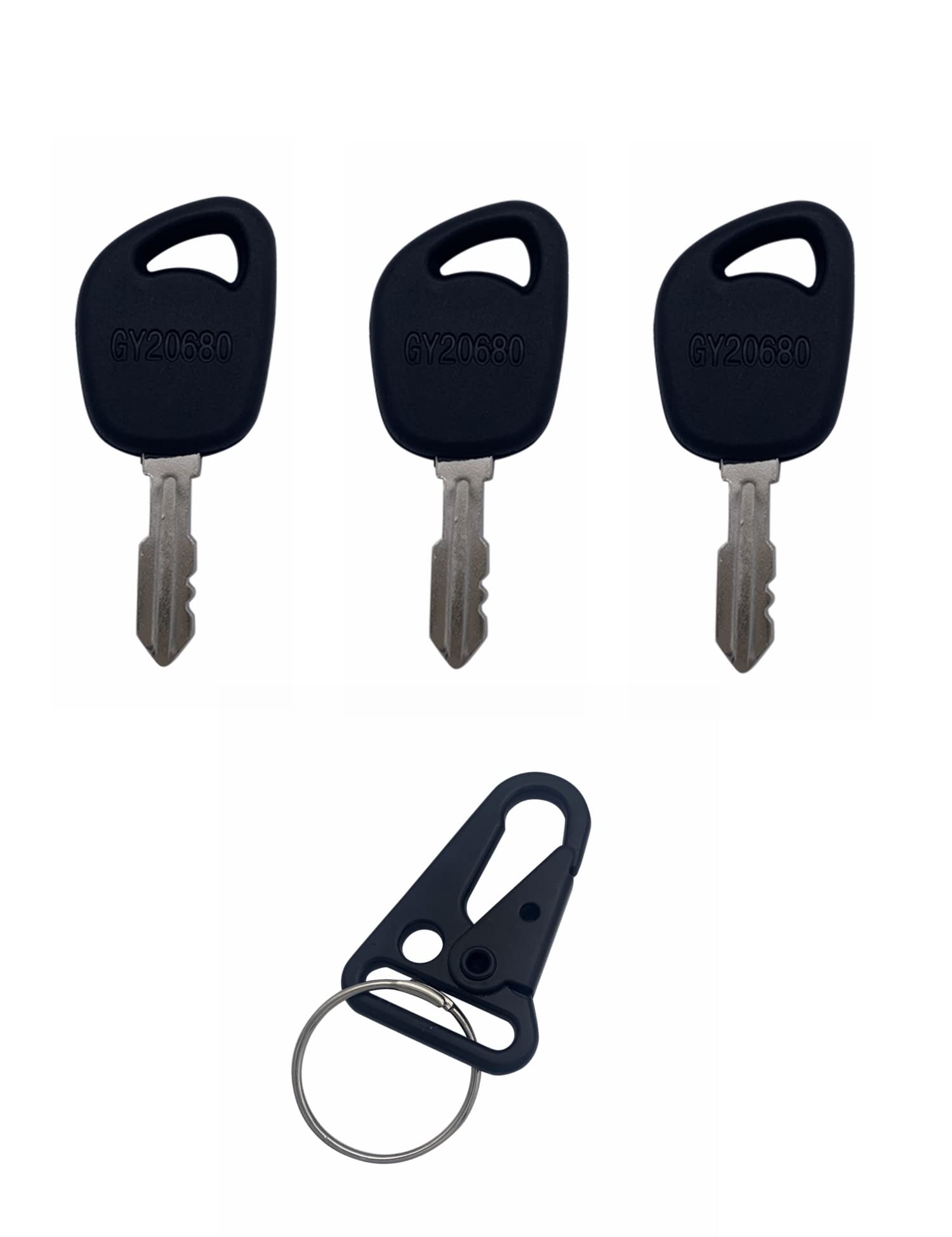GY20680 Replacement Key for John Deere Craftsman 140403 Poulan Husqvarna Toro 112-0312 AYP 112-1615 Kohler 48 340 01-S Murray 327350MA Riding Mower Tractor