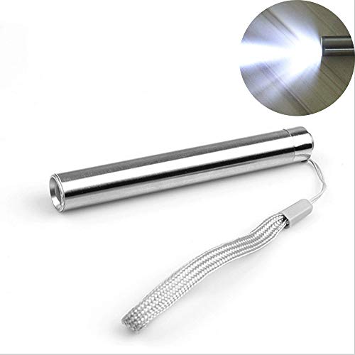 Mini LED Stainless Flashlights Waterproof Lanterna Mini Aluminum Led Waterproof Flashlight Small Torch for Hiking, Biking, Emergency