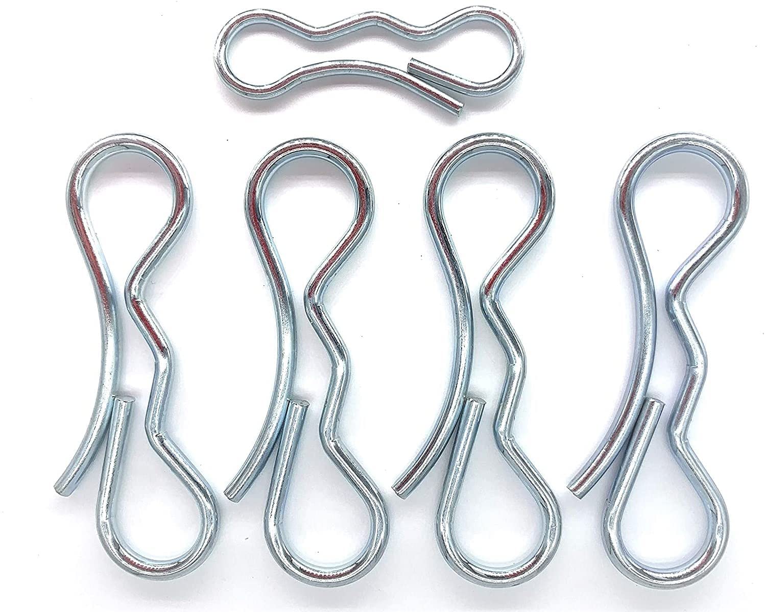 FSYHVVY Apply to Deck Clip Set (4pcs) 194209 Bow Tie Lock Cotter Pins. (1pcs) 194208 Bow Tie Lock Cotter Pin for Craftsman Sears Husqvarna Lawn mowers