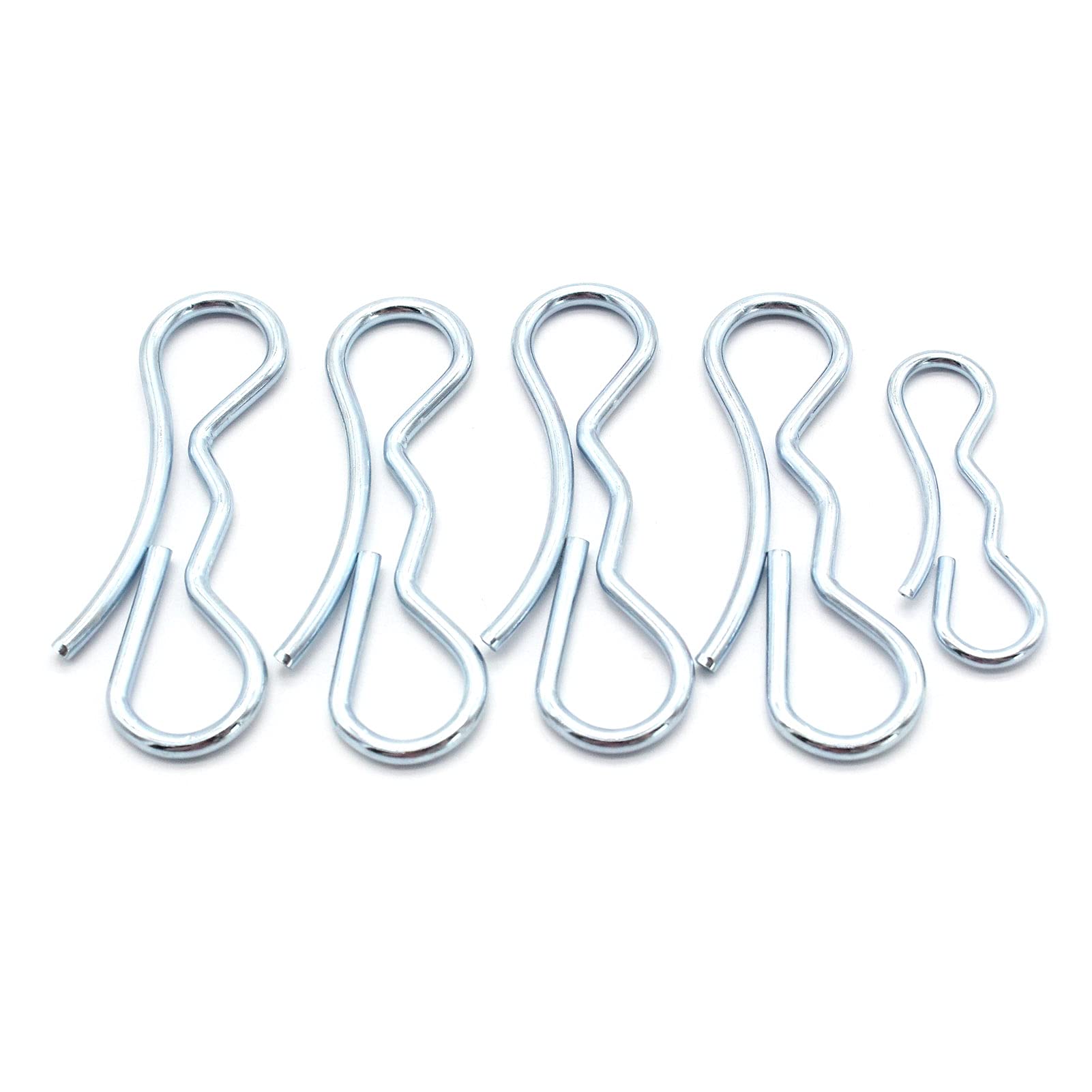 FSYHVVY Apply to Deck Clip Set (4pcs) 194209 Bow Tie Lock Cotter Pins. (1pcs) 194208 Bow Tie Lock Cotter Pin for Craftsman Sears Husqvarna Lawn mowers