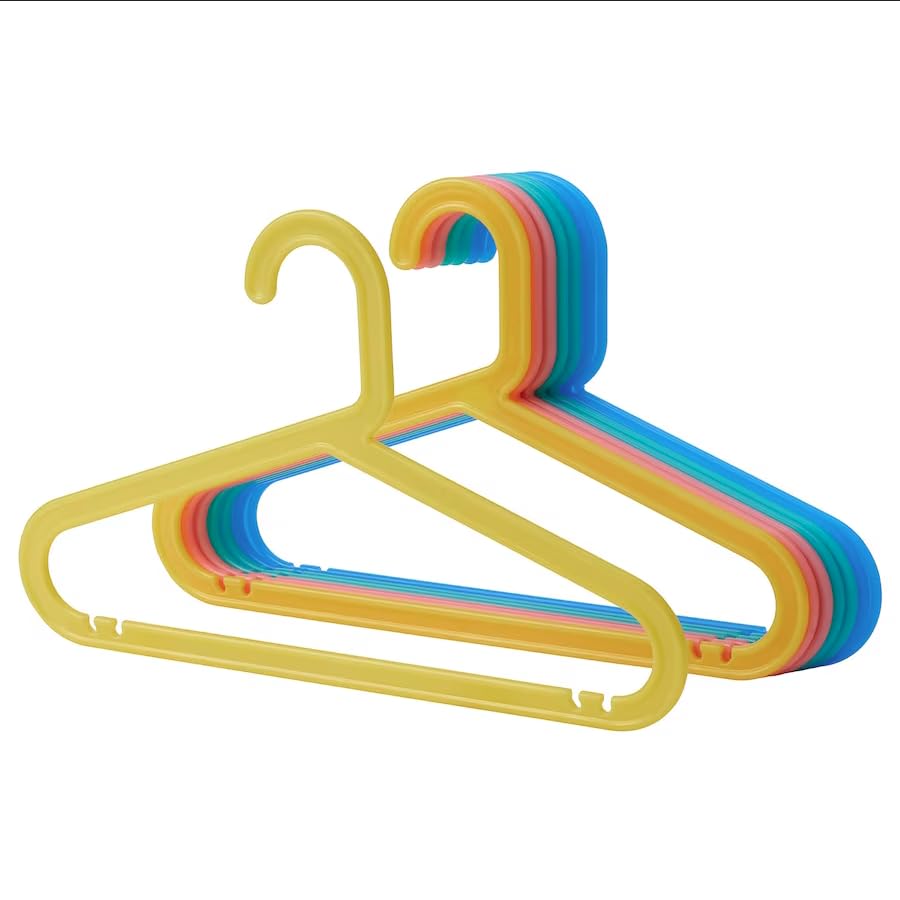 1 X Ikea Bagis Children's Coat Hangers (Set of 8)