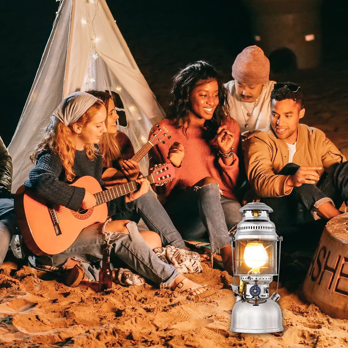 Fantasyon 20 Pcs Propane Lantern Mantles Lantern Mantles Gas Lamp Mantles Gas Lantern Mantles Propane Light Mantle U Shape Mantles Gas Lantern Covers Mantles for Outdoor Camping Lantern