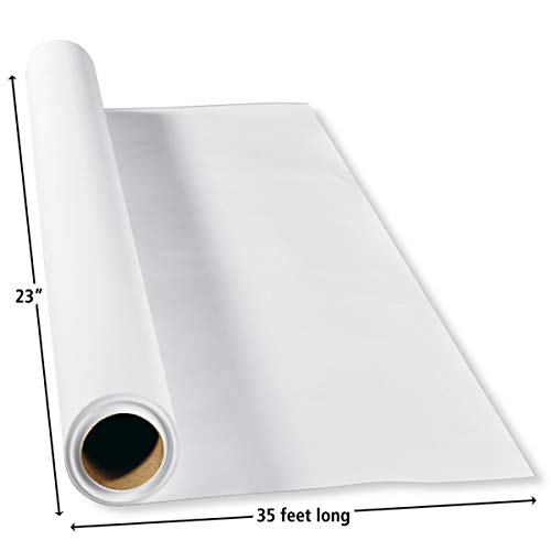 Current Pearl Stripe Swirls Jumbo Rolled Gift Wrap (1 Giant Roll, 61 sq. ft.) Peek-Proof, For Weddings, 25th Silver Anniversary Wrapping Paper