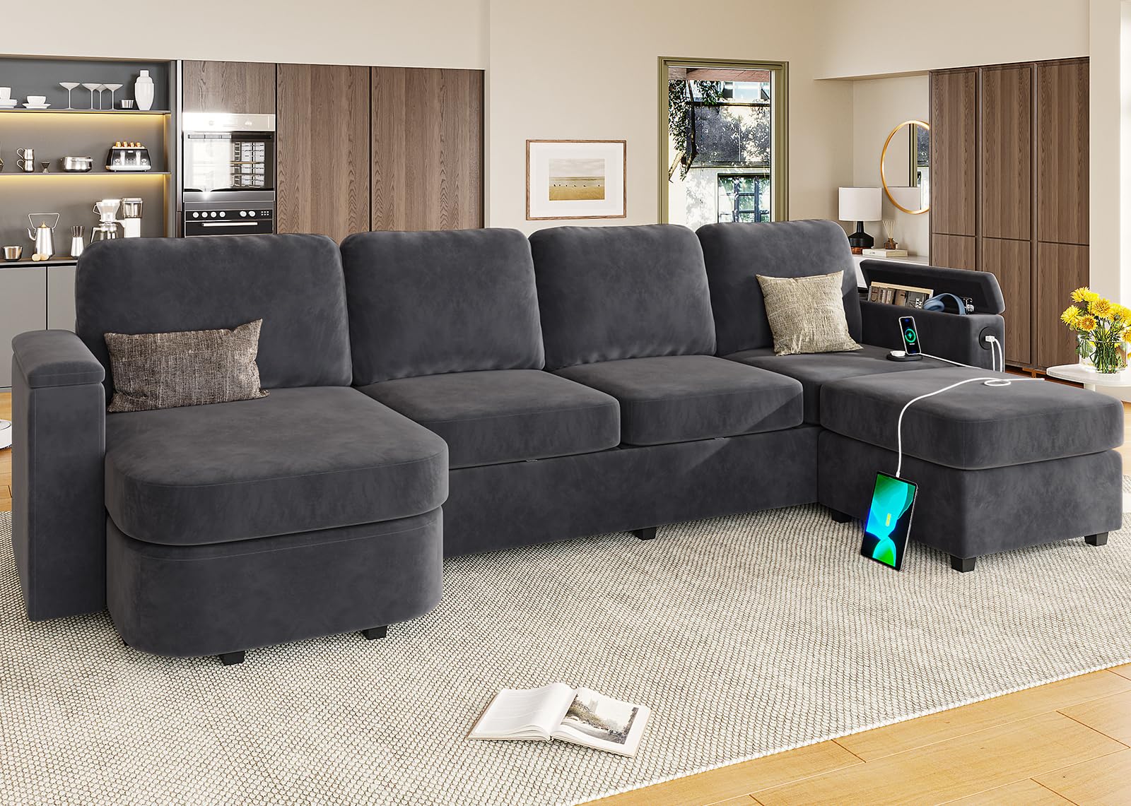 Sectional Couch for Living Room Furniture Set
