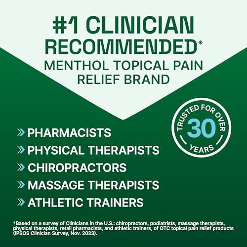 Biofreeze 11799-A Menthol Pain Relieving Gel, 32 fl oz, Arthritis, Simple Backaches and Joint Pain, Original Green Formula