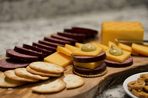 Dan the Sausageman's Kodiak Gift Basket Featuring Beef Summer Sausage, Nut Assortments, Cheese and Mustard. Great for Back to School, Thank You and Appreciation Gifts.