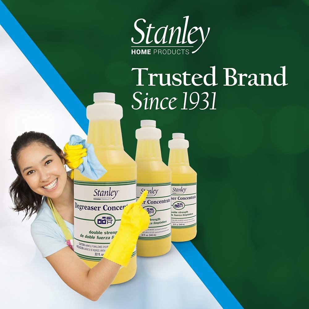 STANLEY HOME PRODUCTS Degreaser Concentrate - Makes 64 Gallons - Removes Stubborn Grease & Grime - Multipurpose Cleaner for Home & Commercial Use (6 Pack)