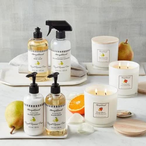 Harry & David Royal Riviera Pear Scented Hand Lotion and Liquid Soap Set - 8oz each