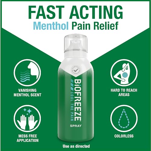 Biofreeze, Colorless, 4 Fl Oz (Pack of 3)