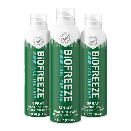Biofreeze, Colorless, 4 Fl Oz (Pack of 3)