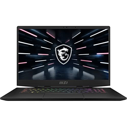 MSI Stealth GS77 17.3" QHD 240Hz Ultra Thin & Light Gaming Laptop: Intel Core i9-12900H RTX 3070 Ti 32GB DDR5 1TB NVMe SSD, USB-Type C, Thunderbolt 4, CNC Aluminum, Win11 Pro: Core Black 12UHS-084