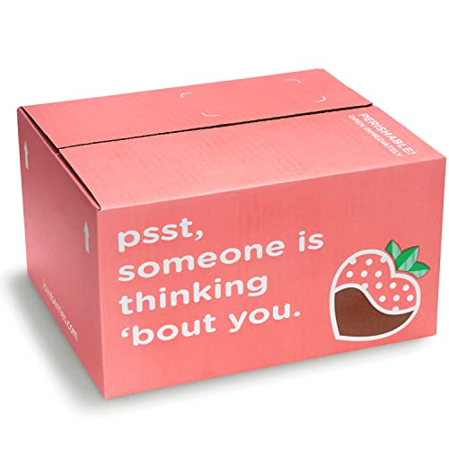 Golden State Fruit 12 Dreamy Dark Chocolate Covered Strawberries