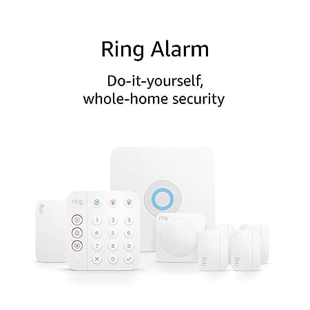 Like-New Ring Alarm 8-piece kit (2nd Gen) β home security system with optional 24/7 professional monitoring β Works with Alexa