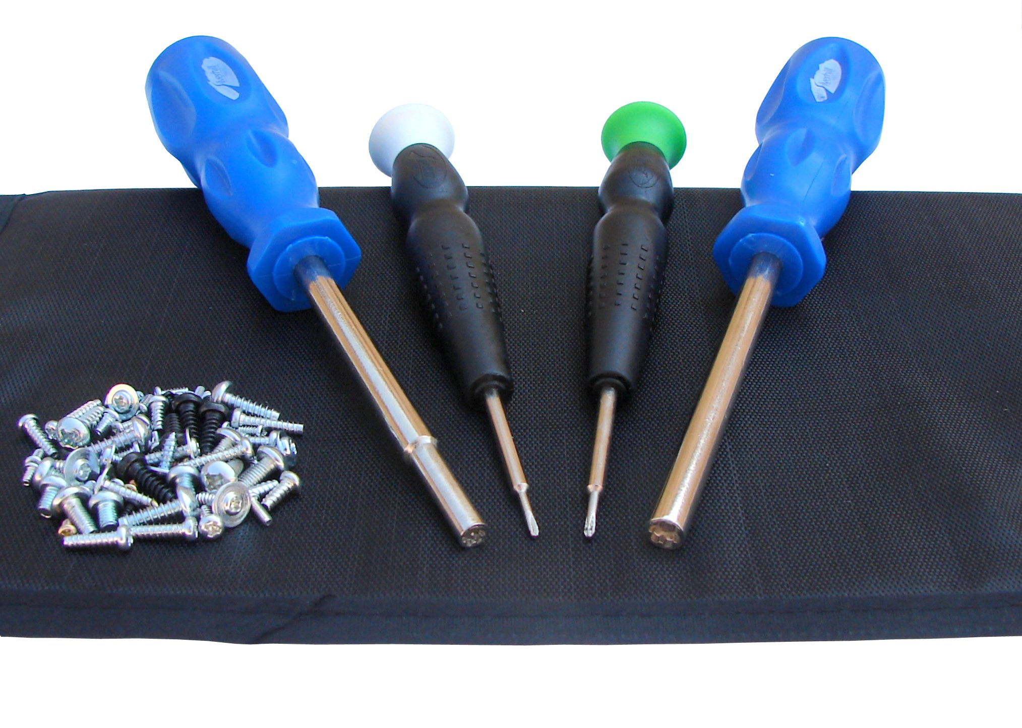 Silverhill Tools ATKN3 Deluxe Nintendo Tool Kit with 3.8 and 4.5mm security bits, Triwing, And Phillips #000