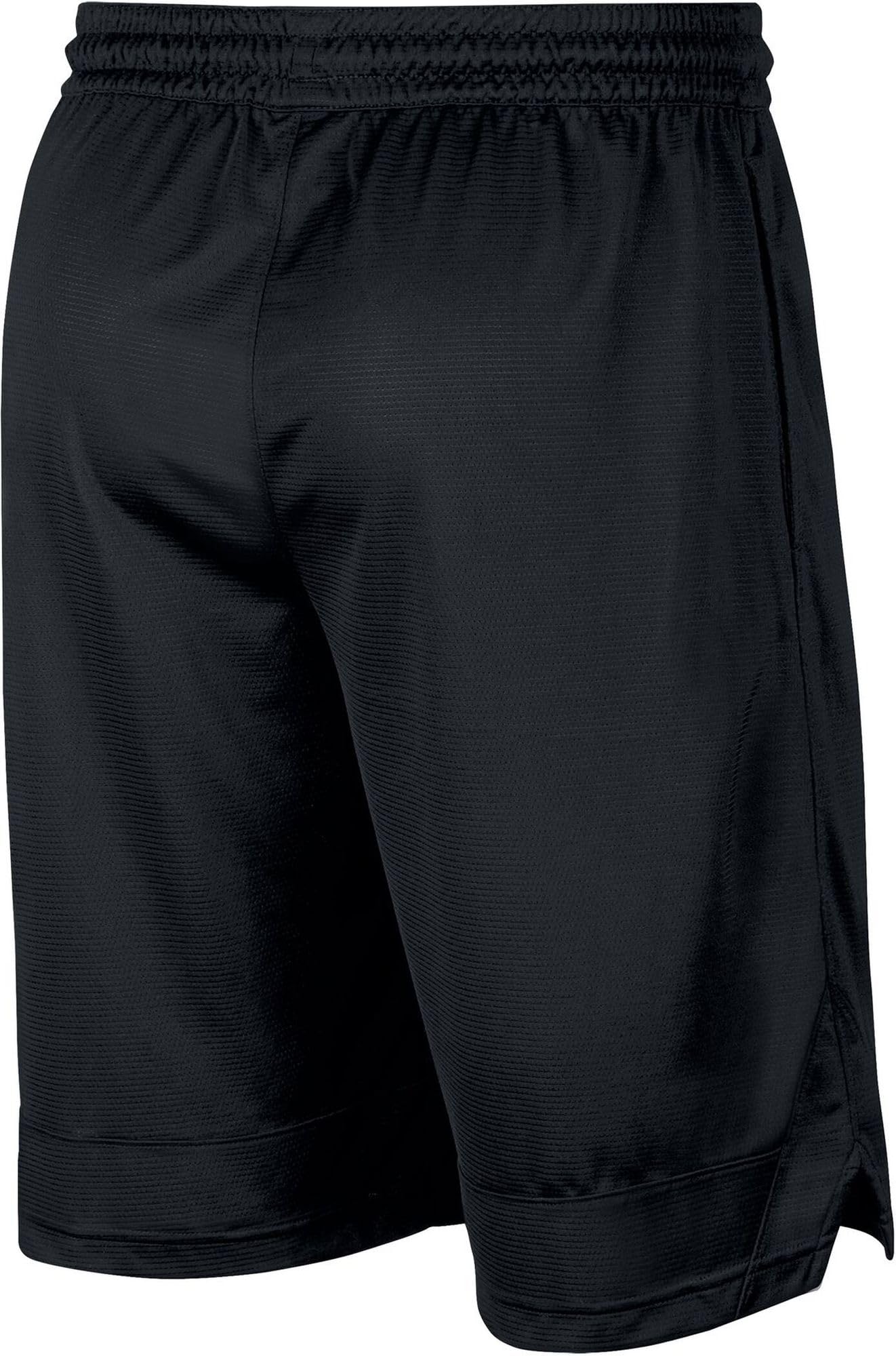 Nike Dri-FIT Icon, Men's basketball shorts, Athletic shorts with side pockets, Black/Black/White, M-T