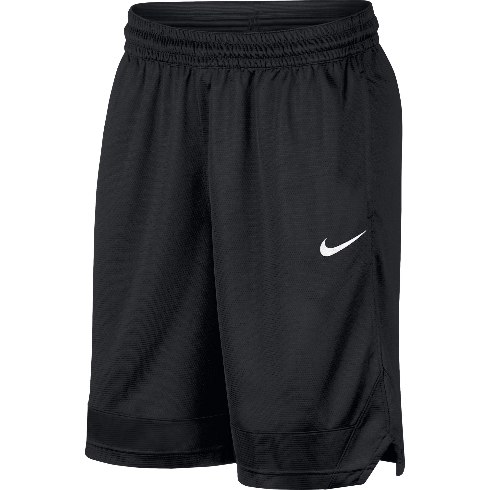 Nike Dri-FIT Icon, Men's basketball shorts, Athletic shorts with side pockets, Black/Black/White, M-T