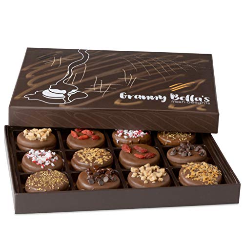 GrannyBellas Valentines Chocolate Gift Baskets, Gourmet Covered Cookies, Prime Candy Box Ideas, Milk Chocolates Gifts, Mens Holiday Cookie Basket, Thanksgiving Food Delivery For Her Men Women Families
