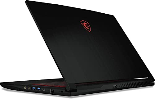 MSI GV15 15.6 Inch 144Hz Gaming Laptop, Intel Core i5-11400H, NVIDIA GeForce GTX 1650, 16GB RAM, 512GB SSD, Wi-Fi 6, Win 11, Bundle with JAWFOAL