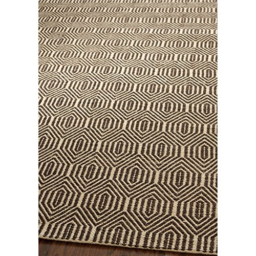 SAFAVIEH South Hampton Collection 8'9" x 12' Brown SHA243A Handmade Flatweave Area Rug