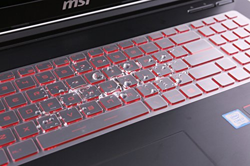 Keyboard Cover for MSI GE77HX GE77 GE76 GE75 Raider, Stealth GS76 GS75, Vector GP76 GP76HX, Leopard GP75 GL75 GL65, GF75 GE66 GT76 GS73 Series Gaming Laptop, MSI GE76 Keyboard Skin Protector - TPU
