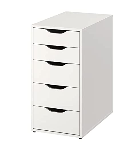 Ikea Drawer Unit, 14 1/8" x 27 1/2", White, Alex 101.928.24