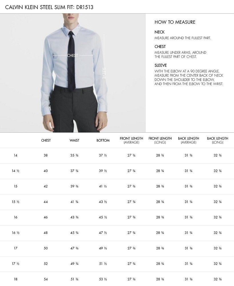 Calvin Klein Men's Non Iron Regular Fit Herringbone French Cuff Dress Shirt, White, 17.5" Neck 34"-35" Sleeve