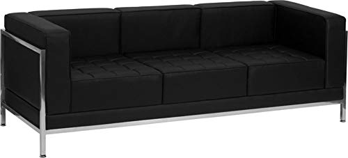 Flash Furniture HERCULES Imagination Series Black LeatherSoft Sofa & Chair Set
