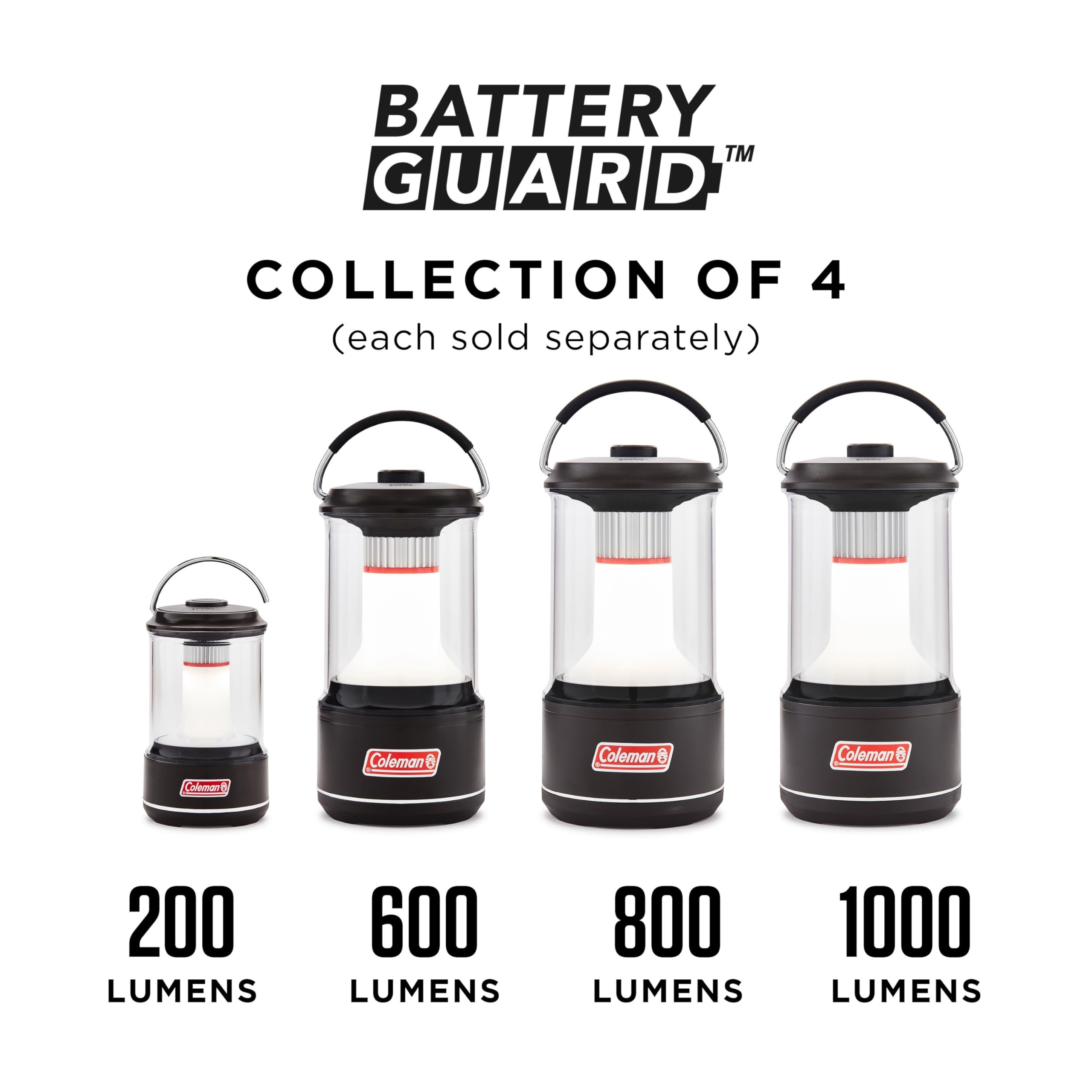 Coleman 200L LED Lantern with Enhanced Battery Protection, Water-Resistant, Batteries Last up to 25% Longer Than Other Lanterns