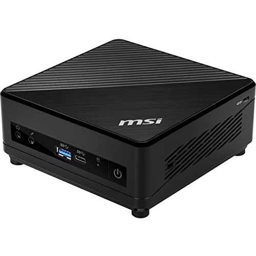 MSI Cubi 5 Mini PC, Intel Core i7-10510U, 16GB Memory (Dual-CHL), 512GB SSD, WiFi 6, BT 5.1, USB Type-C, Dual Display, Silent, 3-YR Warranty, Windows 11 PRO (10M-628US)