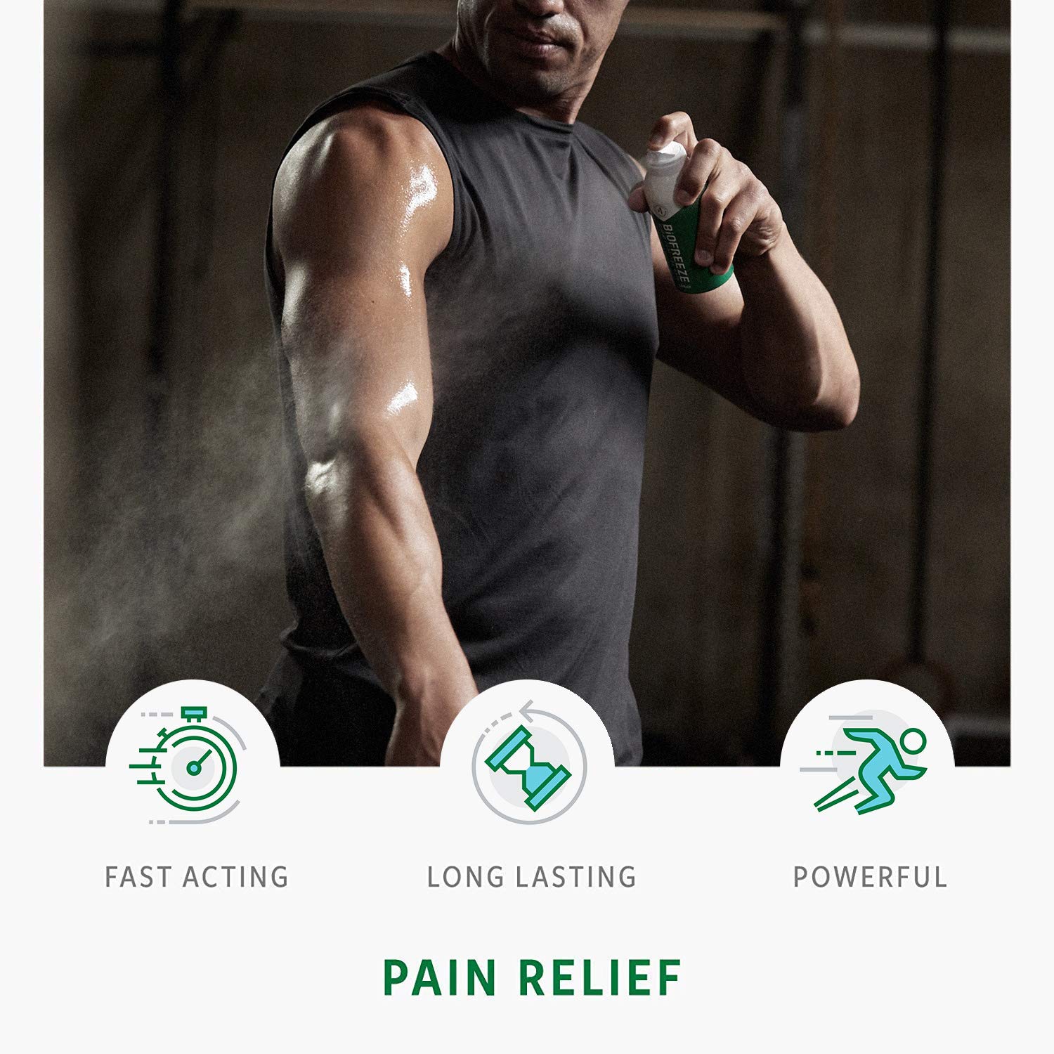 Biofreeze-12149 Pain Relief Spray, 4 oz. Aerosol Spray, Colorless (Packaging May Vary)