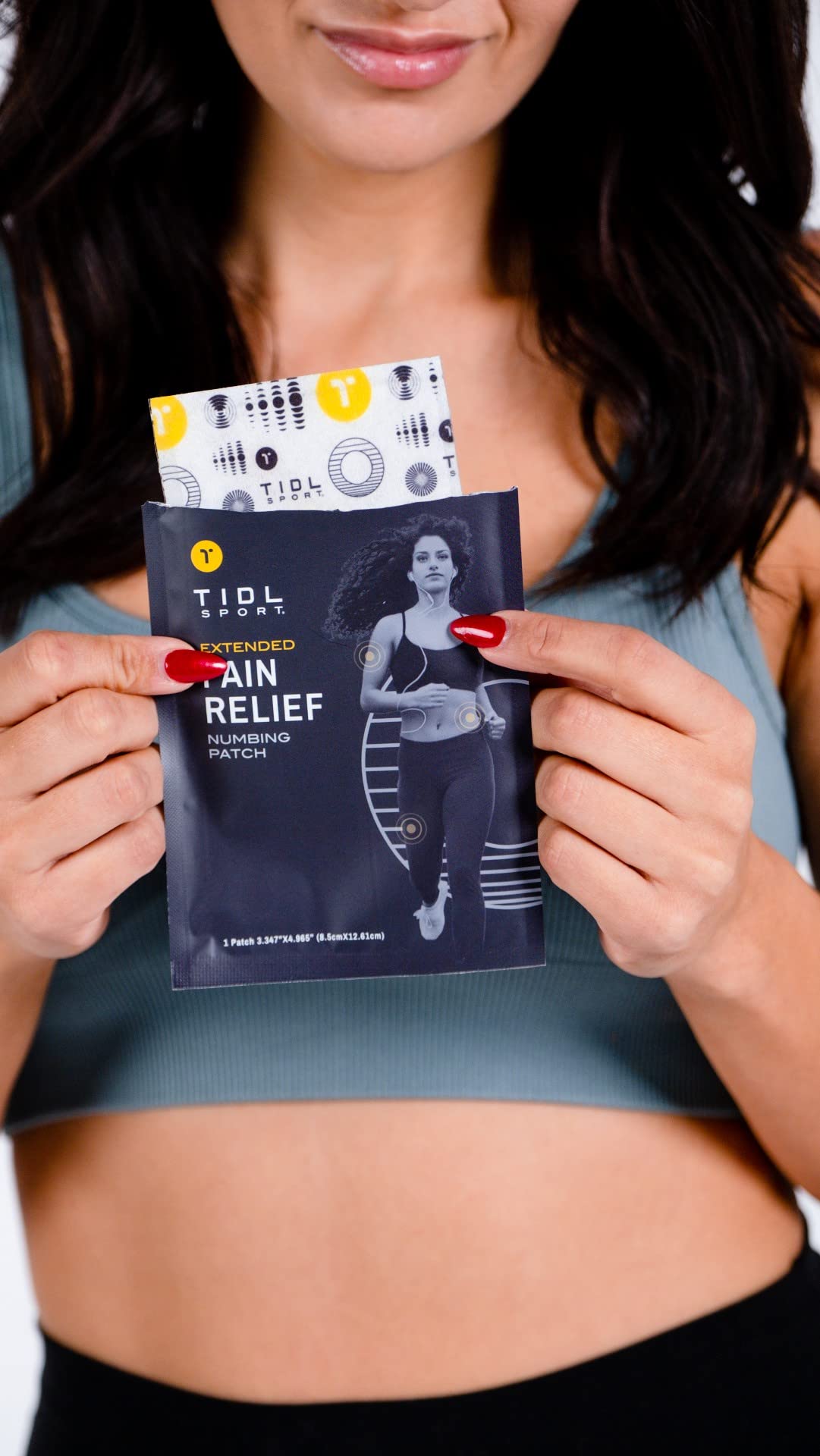 TIDL Extended Relief Pain Patch with Lidocaine and Menthol - Maximum Strength Topical Pain Relief - Deep Fully Body Recovery (5 Patches)