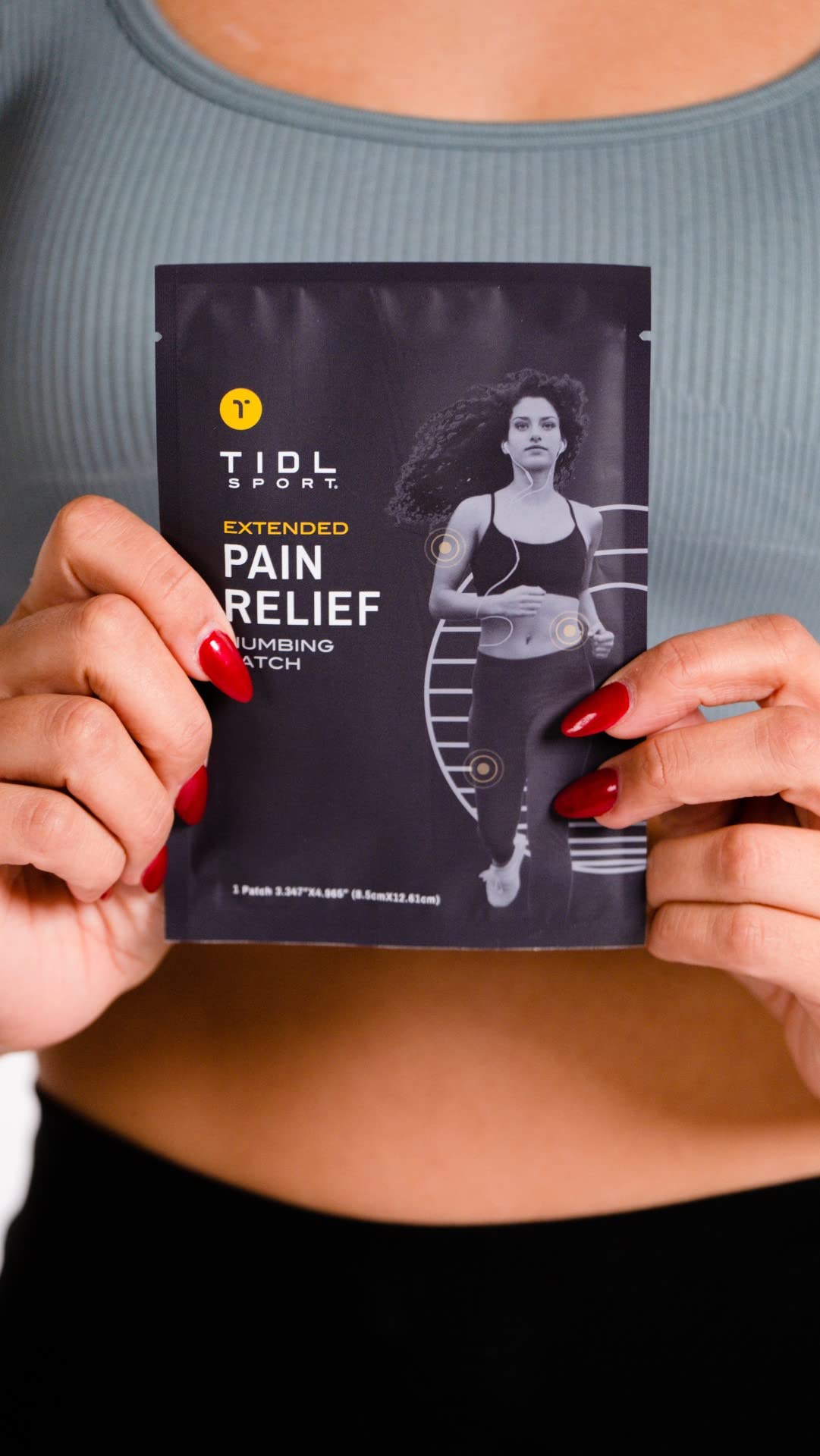TIDL Extended Relief Pain Patch with Lidocaine and Menthol - Maximum Strength Topical Pain Relief - Deep Fully Body Recovery (5 Patches)
