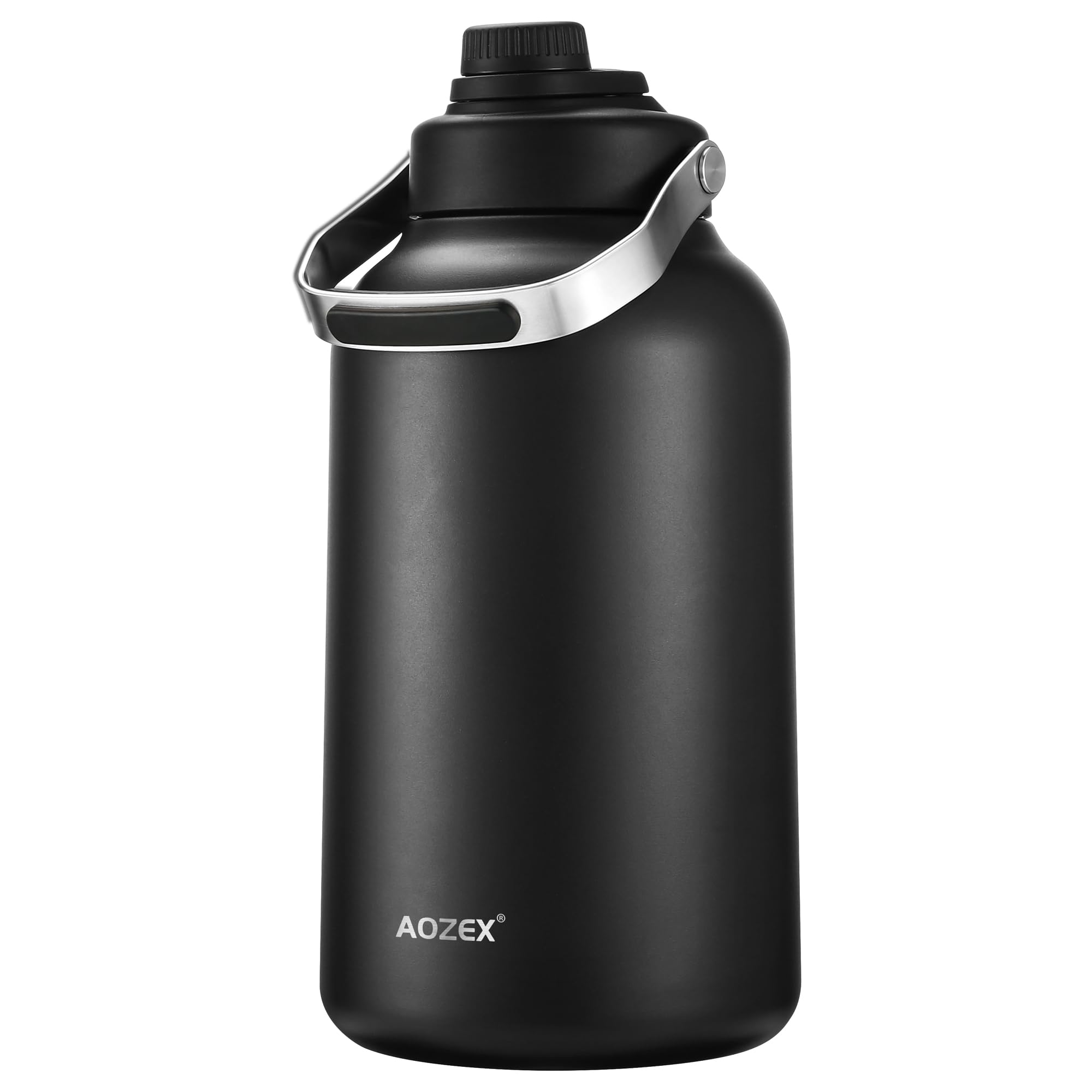 AOZEX 1 Gallon Insulated Water Bottle - Stainless Steel, 128 oz, Perfect for Camping and Sports