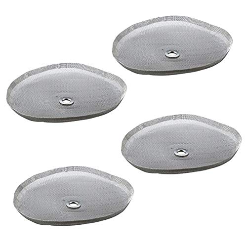2.6" French Coffee Press Replacement Filter Screen - 4 Pcs Universal 3-Cup (350ml) 304 Stainless Steel Mesh for Bodum French Press Coffee Makers