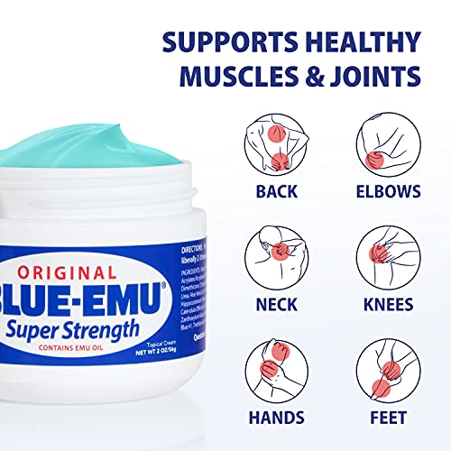 Blue Emu Muscle and Joint Deep Soothing Original Analgesic Cream, 1 Pack 2 oz