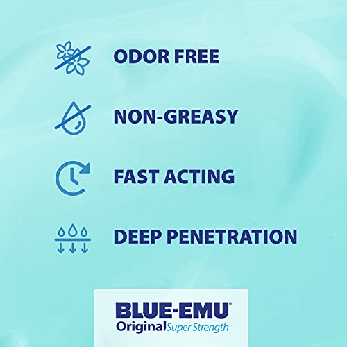 Blue Emu Muscle and Joint Deep Soothing Original Analgesic Cream, 1 Pack 2 oz