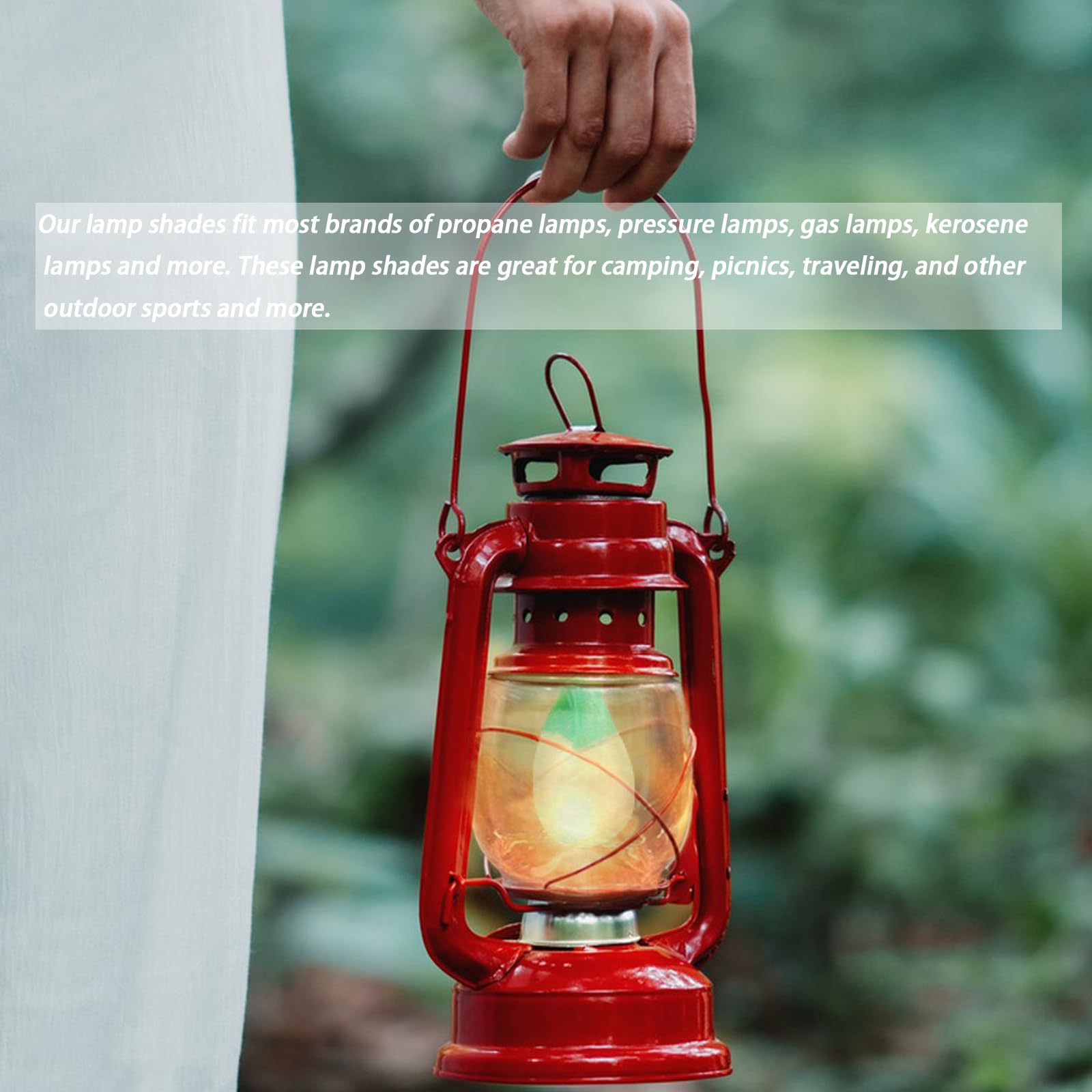 30 Pieces Propane Lanterns Mantles, Gas Lamp Mantles Gas Lantern Mantles Propane Lantern Mantles U Shape Mantles for Gas Lantern Covers Mantles for Outdoor Camping Hiking Kerosene Light Natural