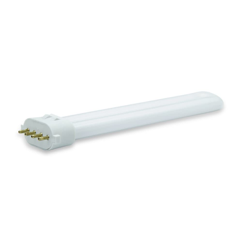 lumenivo 13 Watt CFL Replacement for Sunlite PL13/E/SP35K 2GX7 4-PIN Base Tube Compact Fluorescent Bulb - 3500K Neutral White - for Coleman Lantern, Indoor, and Outdoor Fixtures - 10 Pack