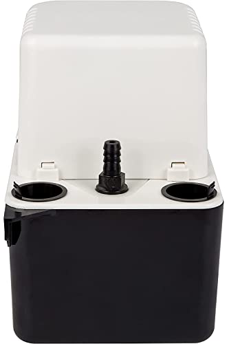 Little Giant VCMA-20ULST 115 Volt, 80 GPH, 1/30 HP Automatic Condensate Removal Pump with Safety Switch and Tubing, White/Black, 554435