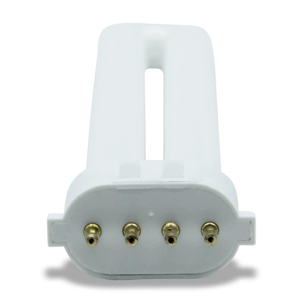 lumenivo 13 Watt CFL Replacement for Sunlite PL13/E/SP35K 2GX7 4-PIN Base Tube Compact Fluorescent Bulb - 3500K Neutral White - for Coleman Lantern, Indoor, and Outdoor Fixtures - 10 Pack