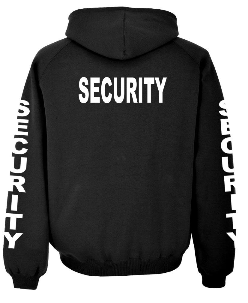 SECURITY - party event staff police duty - Mens Pullover Hoodie, 3XL, Black