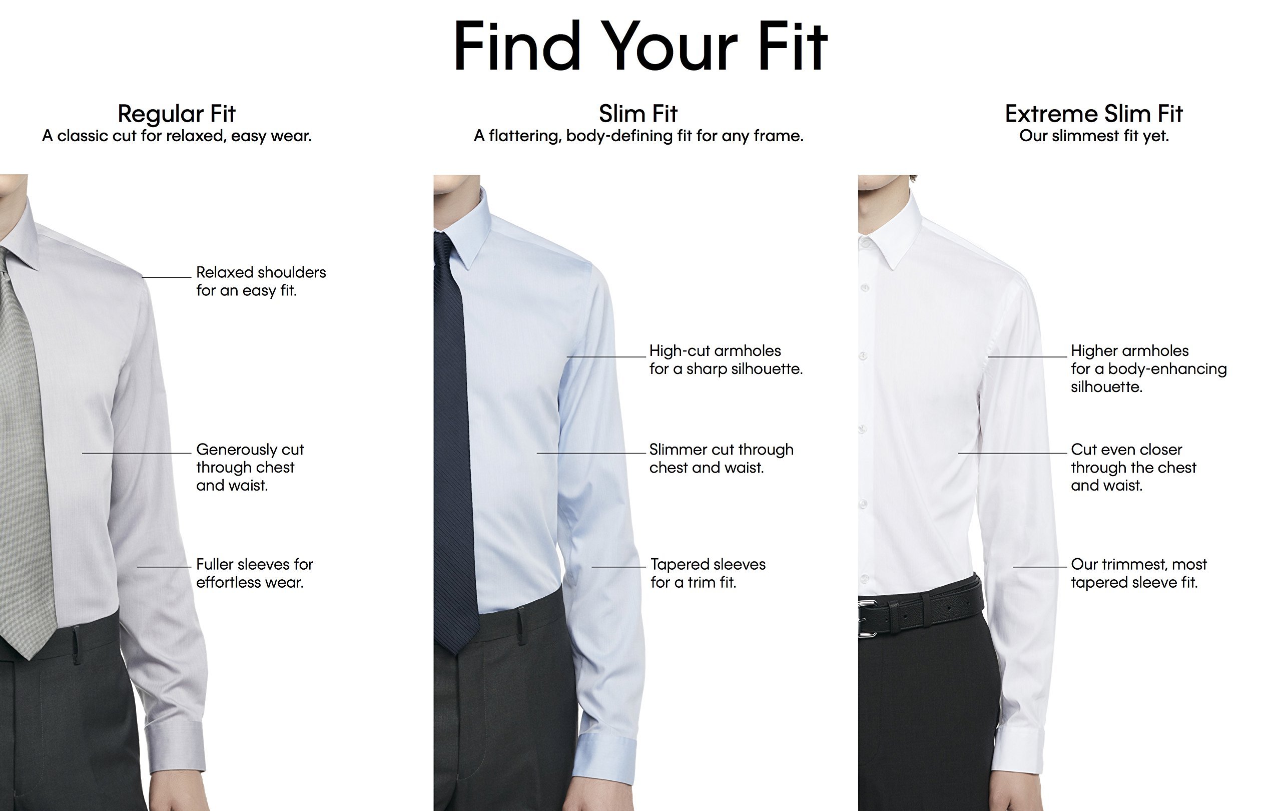 Calvin Klein Men's Non Iron Slim Fit Herringbone French Cuff Dress Shirt, White, 15.5" Neck 32"-33" Sleeve