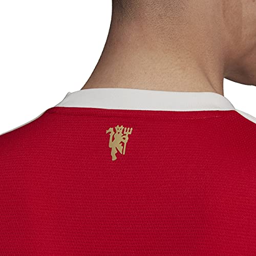adidas Men's 2021-22 Manchester United Home Jersey (Real Red, Small)