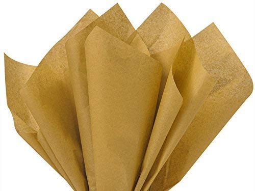 Premium Quality Gift Wrap Paper 100 Sheets Bulk Gift Wrap Tissue Paper, 15" X 20" Gold