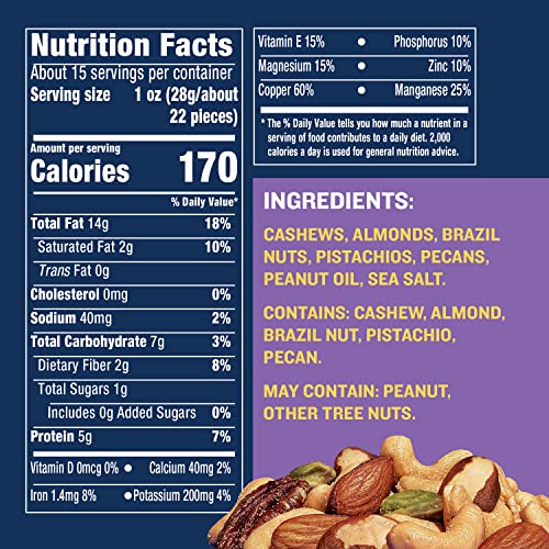 PLANTERS Deluxe Lightly Salted Mixed Nuts, Party Snacks, Plant-Based Protein 15.25oz (1 Canister)