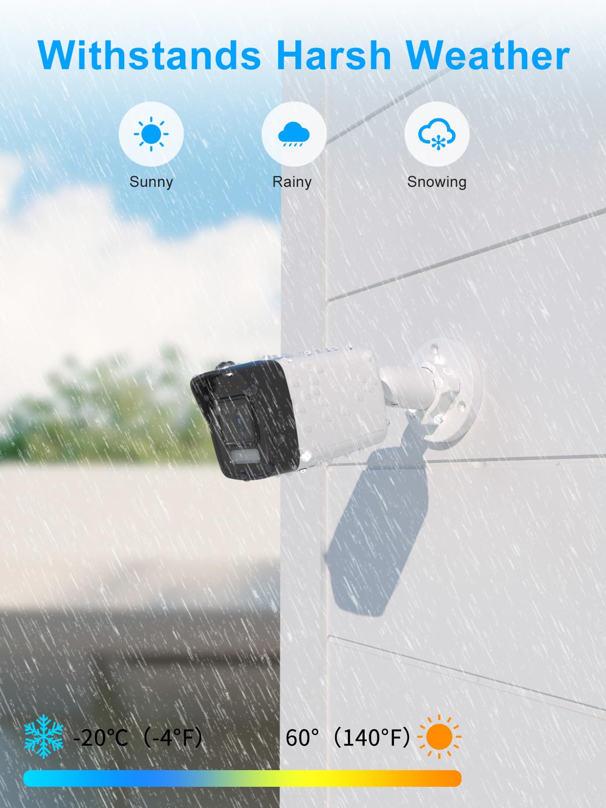 Anpviz 5MP PoE Security Camera with Smart Night Color Vision,【2023 New AI】 IP Bullet Surveillance Camera with Motion Detection 2.0, IP67 Outdoor Indoor, 110° Viewing Angle, 2.8mm Lens, White