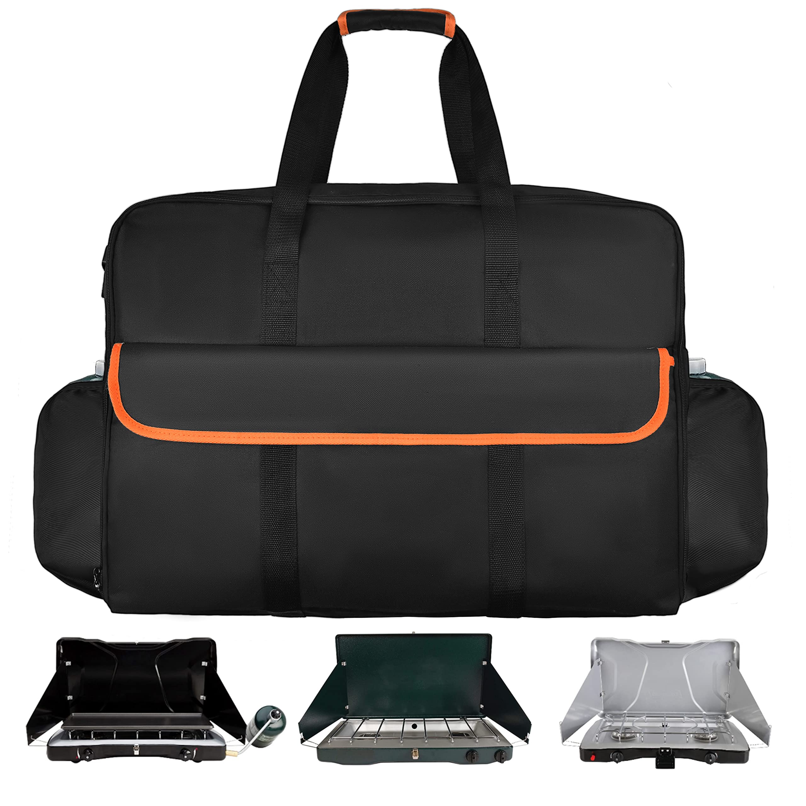 Amerbro Coleman Stove Carry Case - 2 Burner Stove Case - 24.5 x 6.8 x 17.7in