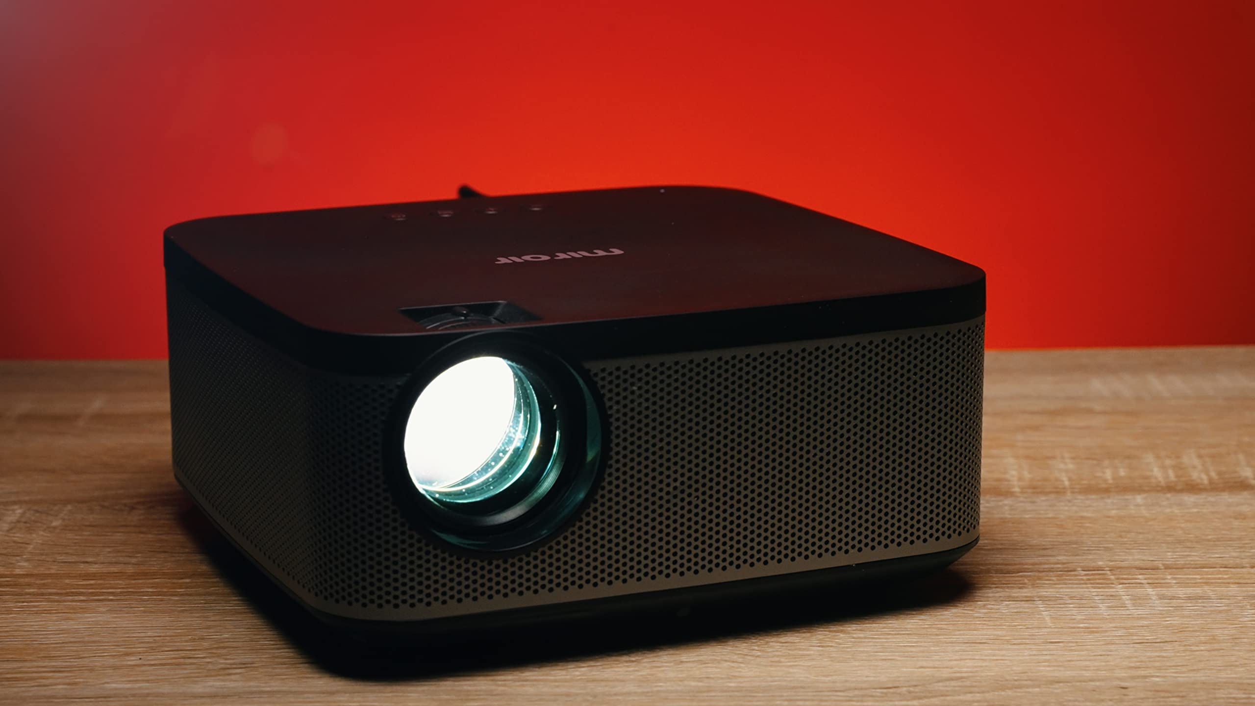 Miroir L300 1080p (Native Resolution) Full HD LCD Portable Projector, Built-in Speaker, LED Lamp, 2X HDMI