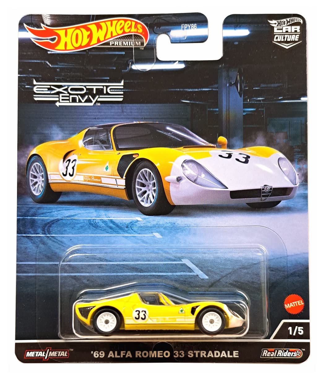 Hot Wheels 2022 - '69 ALFA Romeo 33 STRADALE - Exotic Envy - Car Culture - 1/5 - Premium